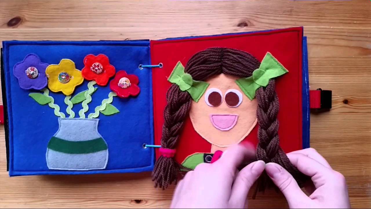 Quiet book Girl - YouTube