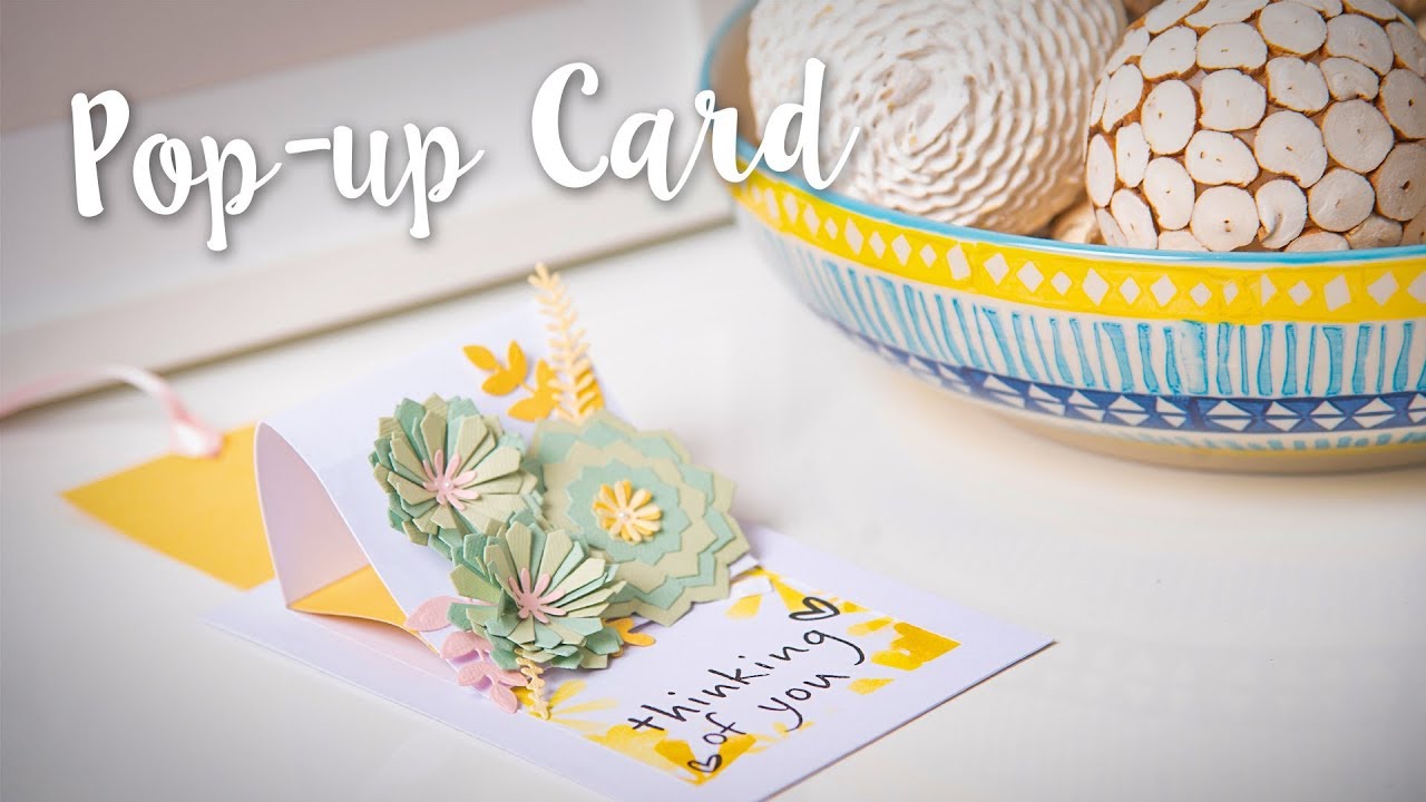 How to Make a Pull Tab Pop-Up Card - Sizzix - YouTube