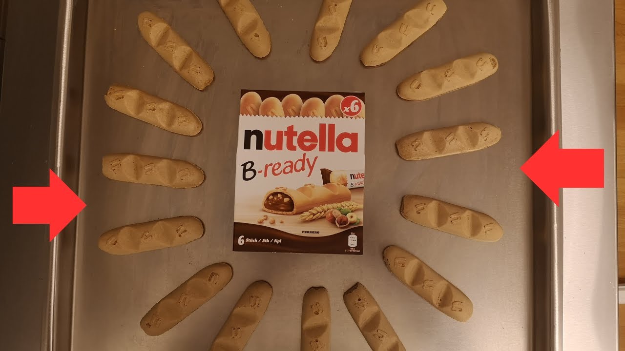 Massive Nutella B-ready - Freaky Ice Cream Rolls - oddly satisfying ...