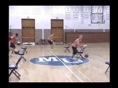 6 Chair Dribble Drill - YouTube