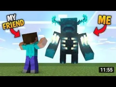 Trolling my friends in minecraft by turning into different mobs!! - YouTube