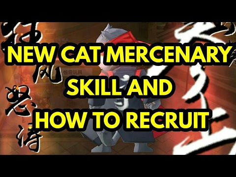 New Cat (Wasabi) mercenary skill and how to recruit
