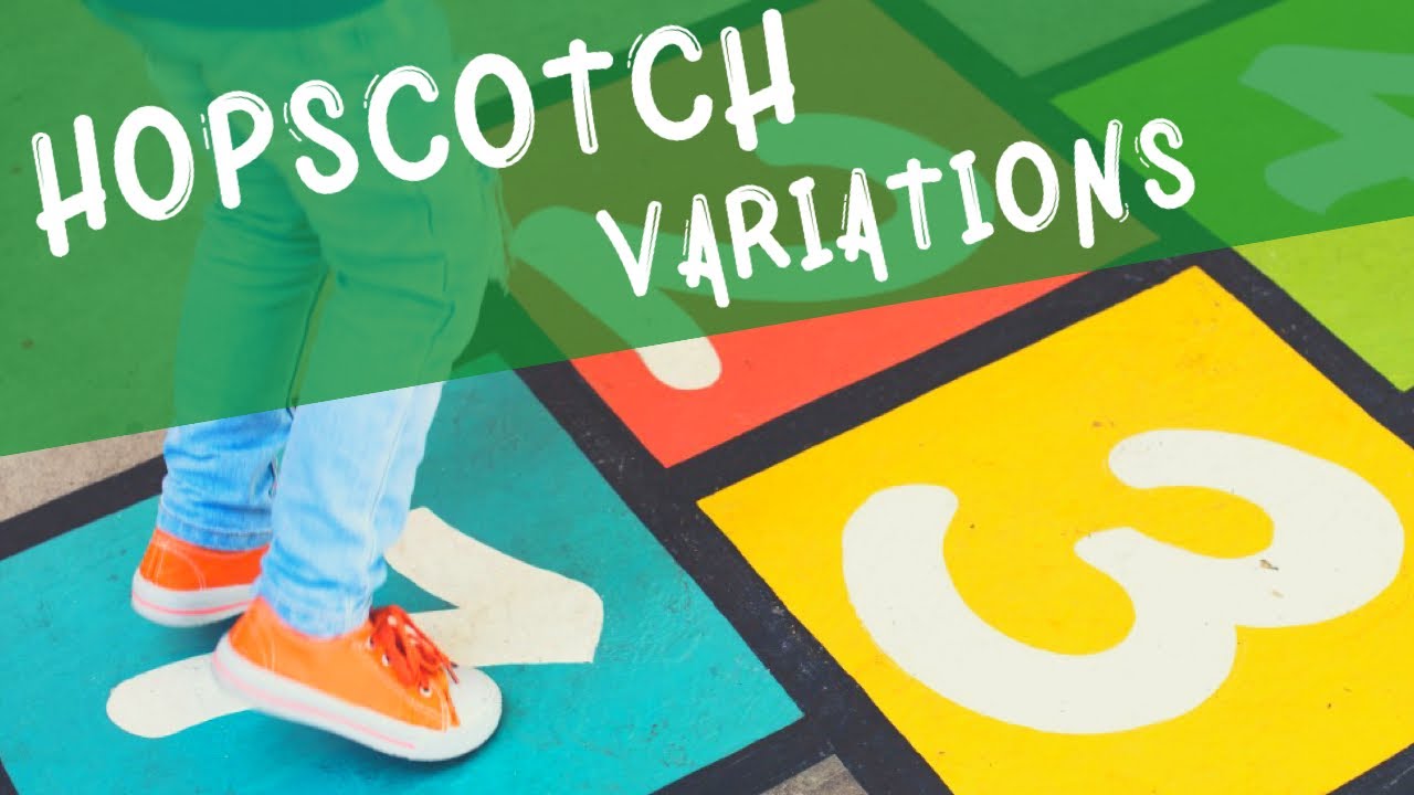 Hopscotch variations to try out #athome I FUNgym - YouTube