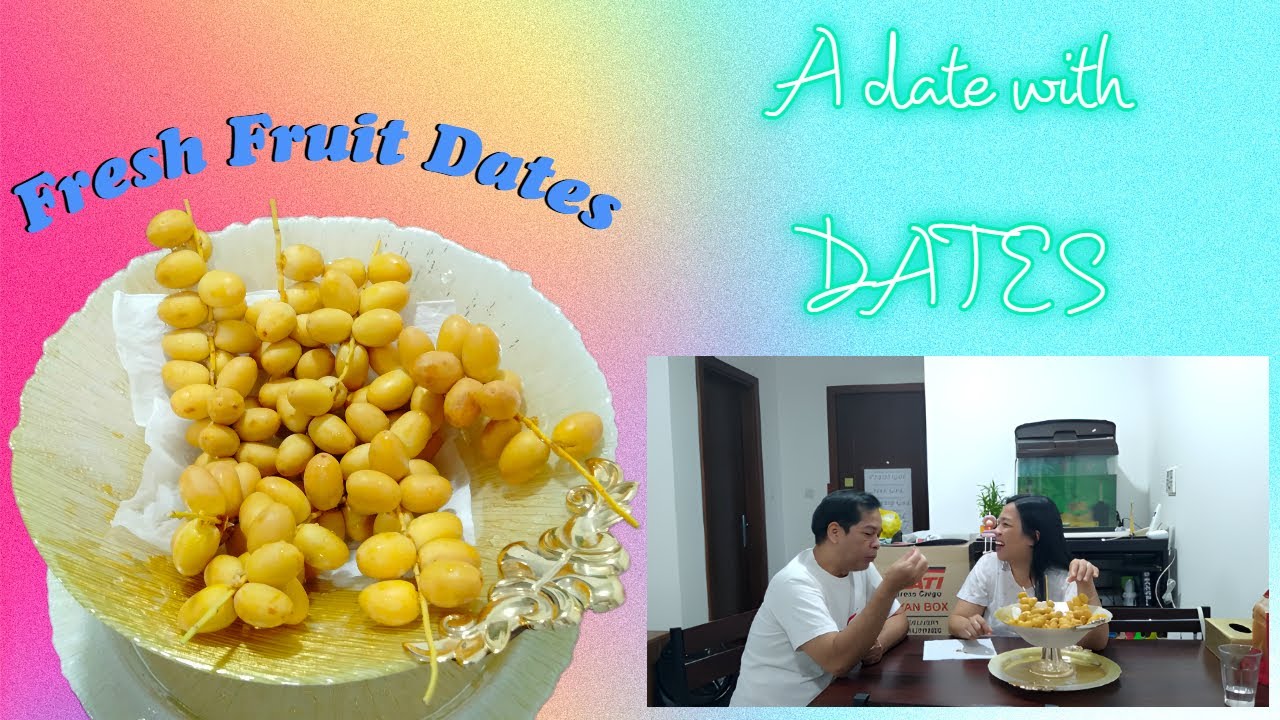 Fresh Fruit Dates | A Date With Dates | Yummy Fresh From The Tree - YouTube