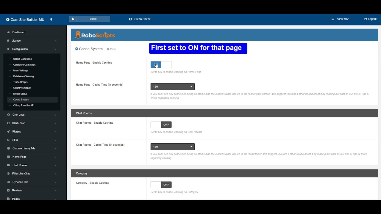 PHP Cam Script (v4) - Cache System - YouTube
