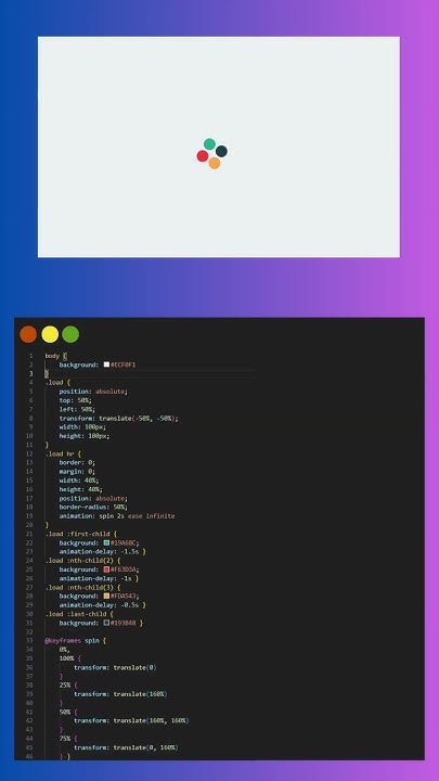 Unic Loader Using HTML CSS #shorts - YouTube
