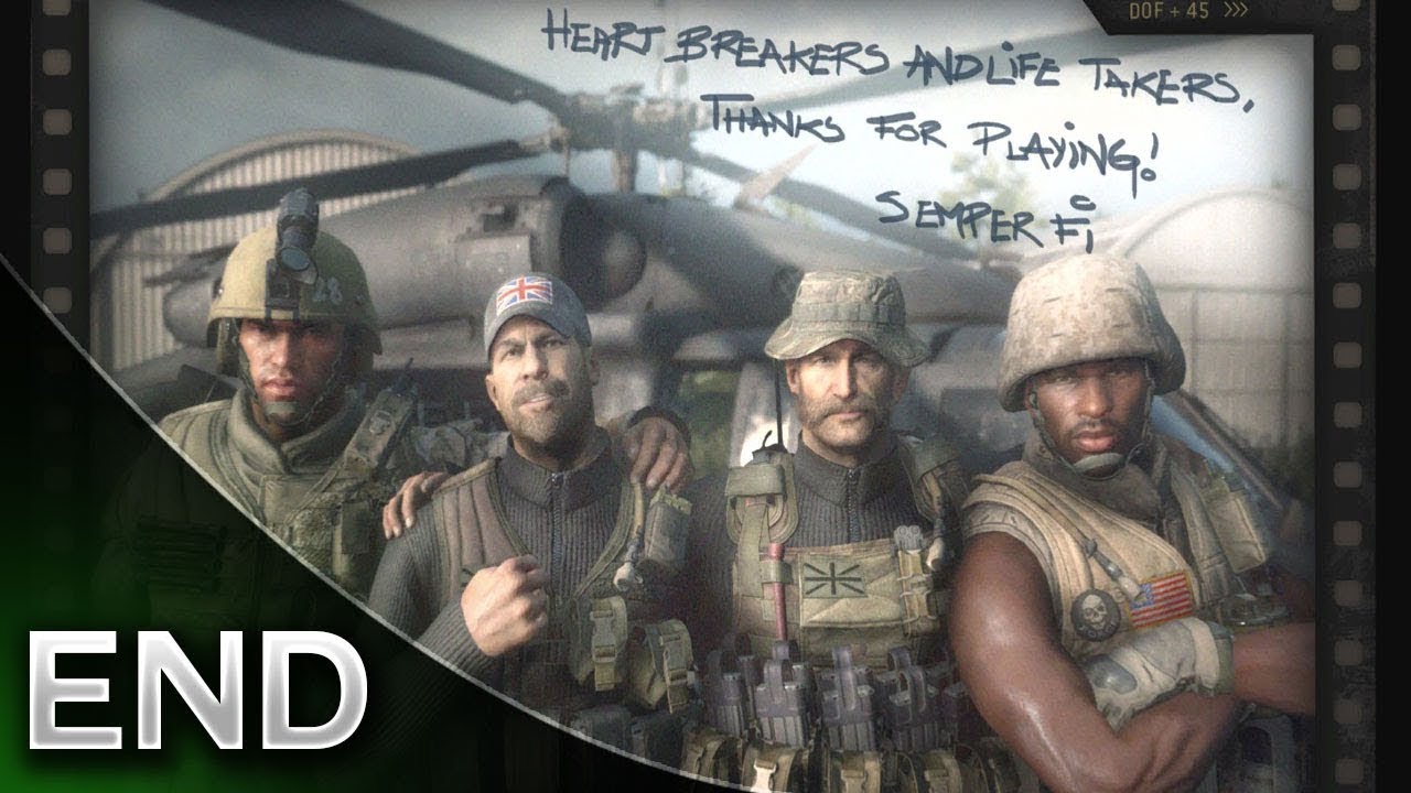 Call of Duty Modern Warfare Remastered - Ending - PC - HD - YouTube