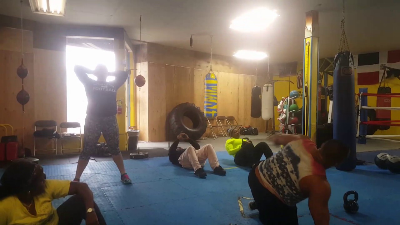 Body weight boot camp at the Paw. - YouTube
