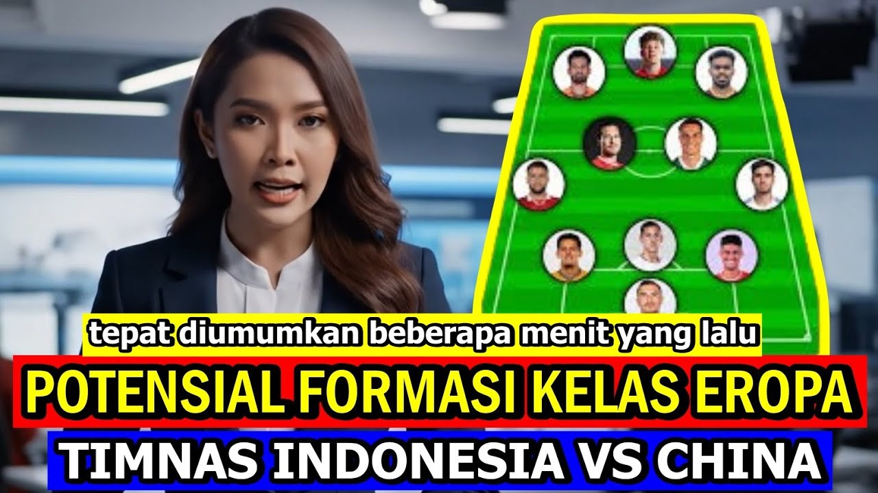 TEPAT DIUMUMKAN HARI INI~Inilah Formasi Starting Line Up Potensial ...