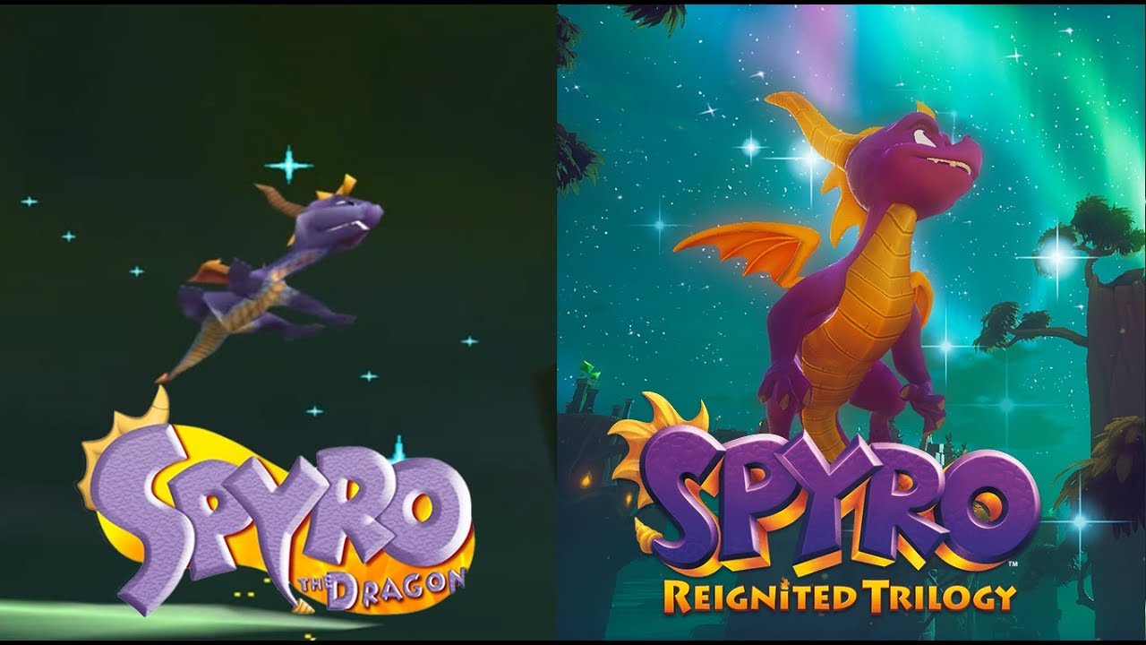 Spyro the Dragon Whirlwind Animation Comparison (PS1 and Reignited ...