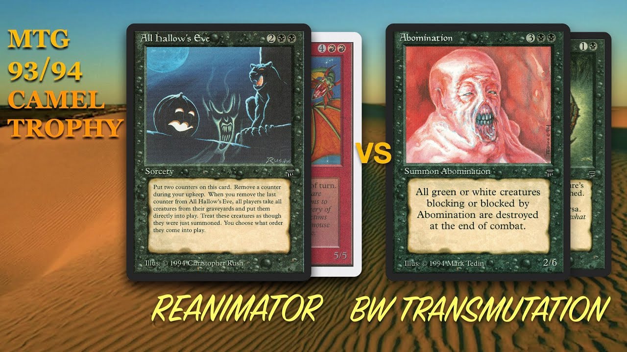 Reanimator vs BW Transmutation, Rnd 3 - Camel Trophy | OS Magic the ...