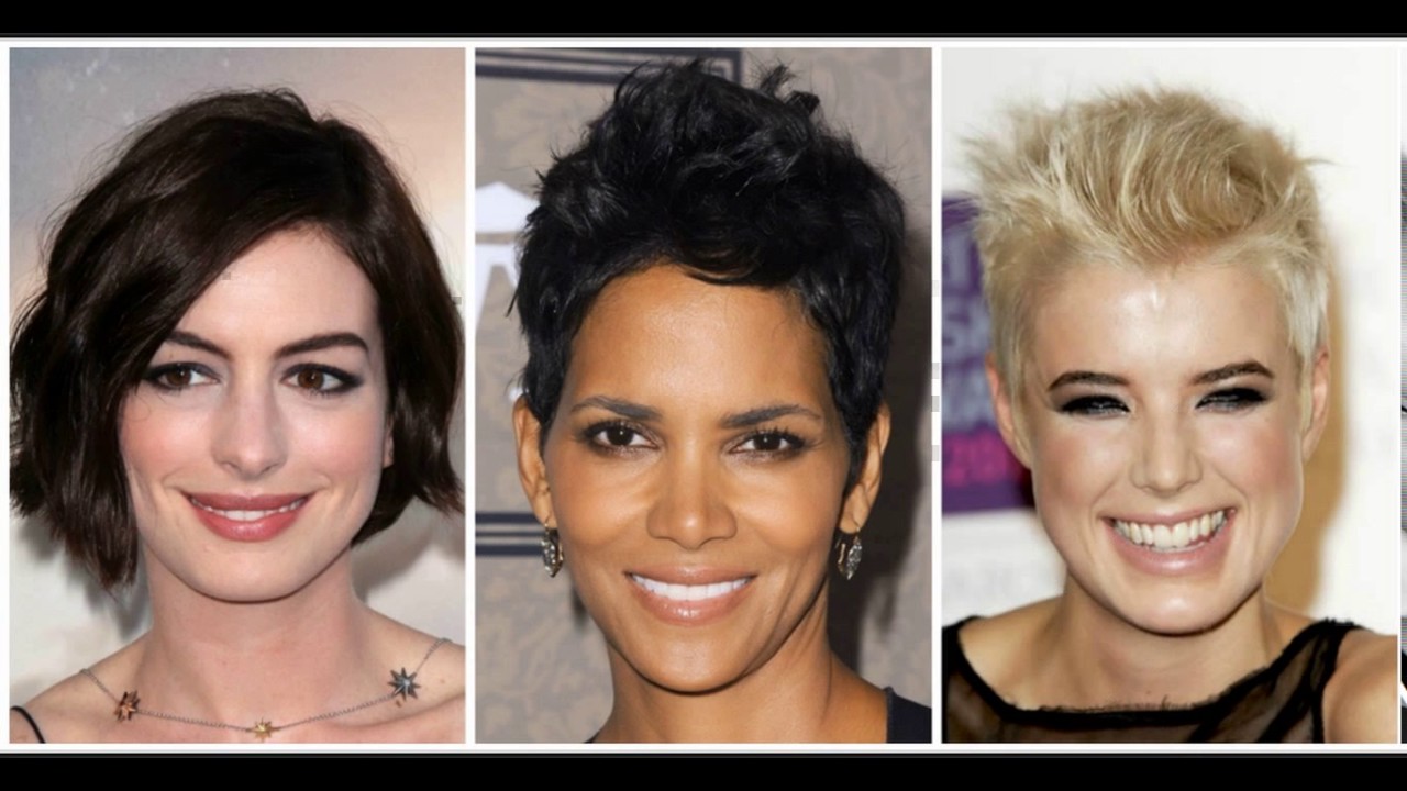Womens Short Haircut Sideburns Youtube