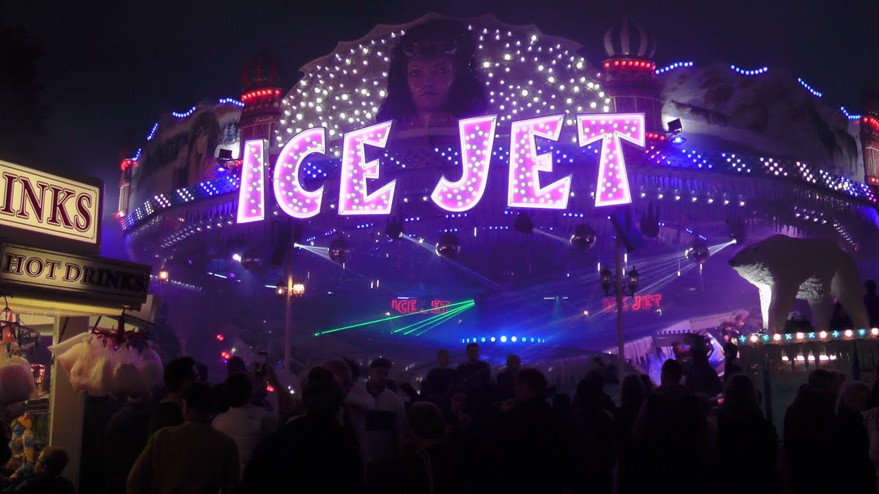 Ice Jet Nottingham Goose Fair 2019 4K - YouTube