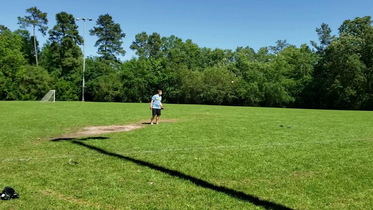 Playing Baseball at the park - YouTube
