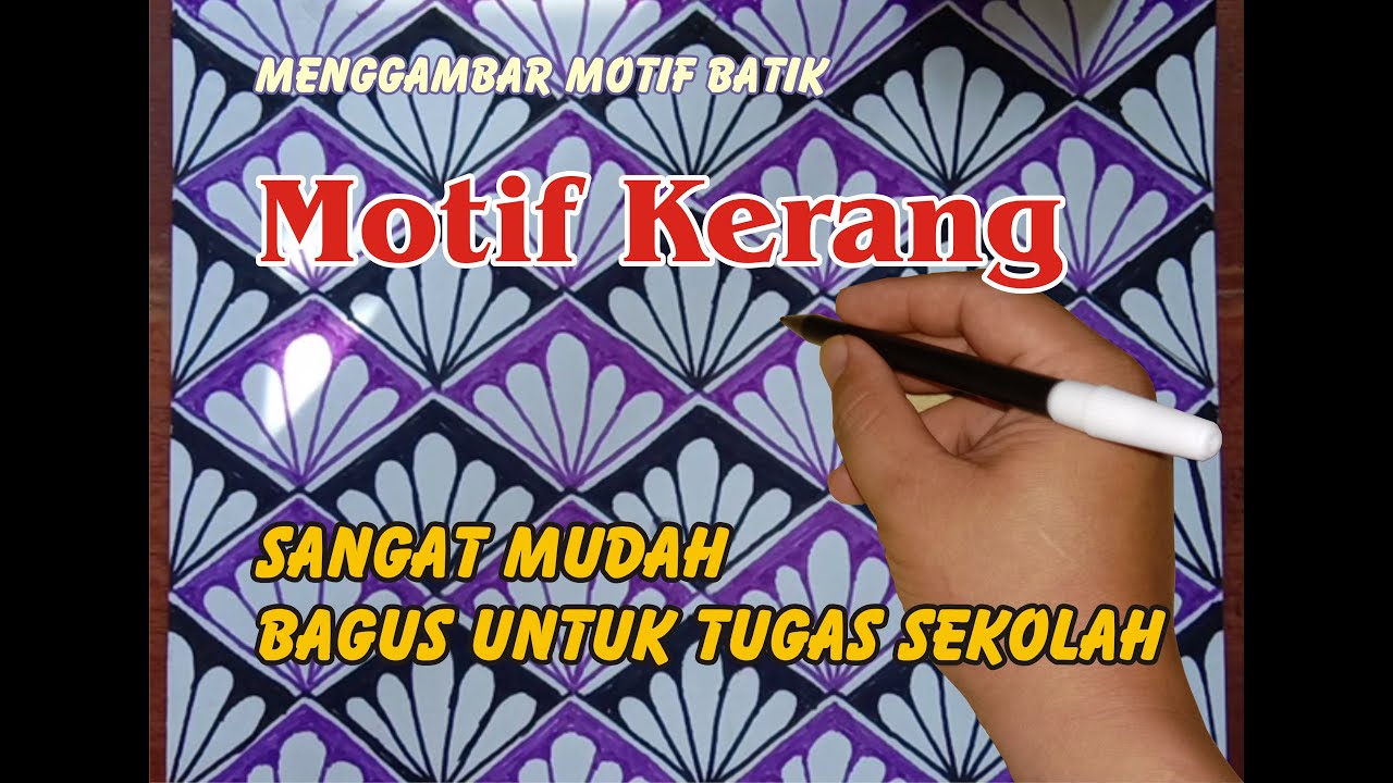 Batik Motif Kerang - YouTube