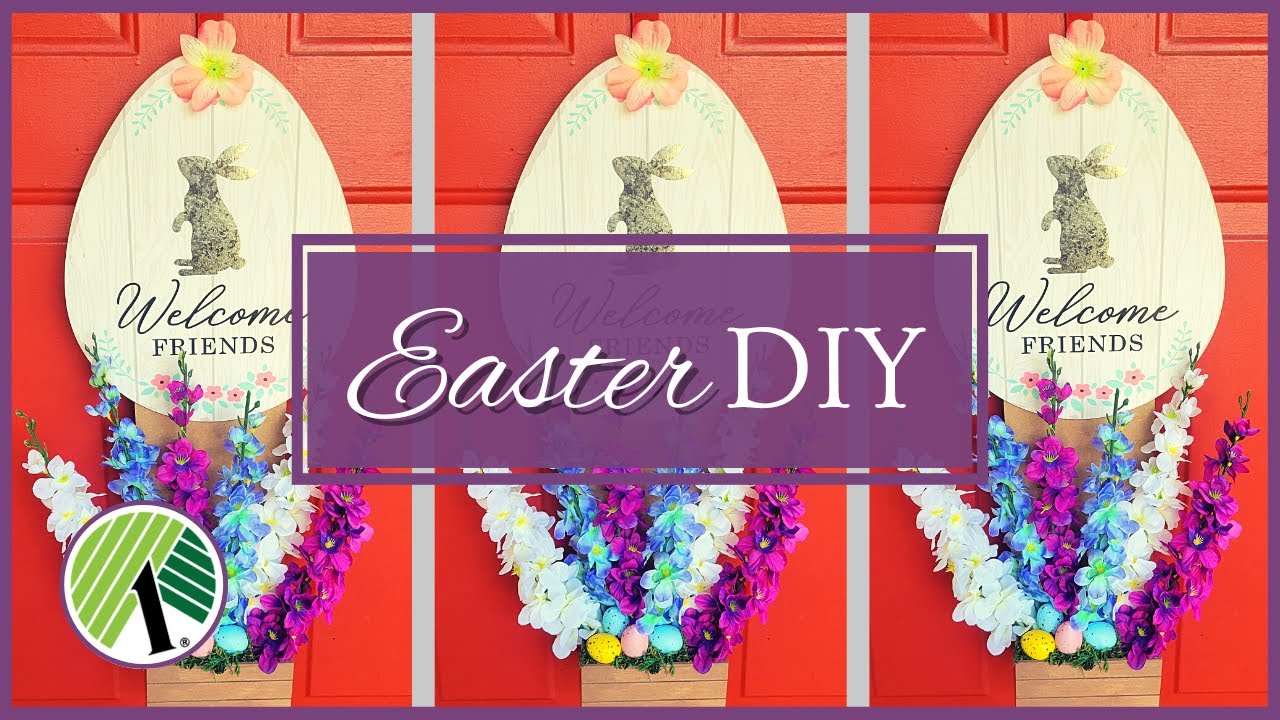 🐇 Dollar Tree DIY Easter Door Decor | Spring DIY Decor 2023 🐇 - YouTube