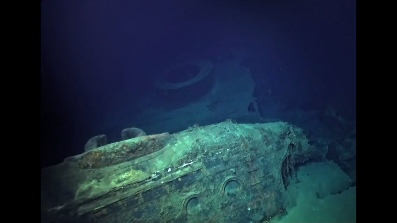 The Wreck of IJN Kaga – Burnt And Broken On the Seabed - YouTube