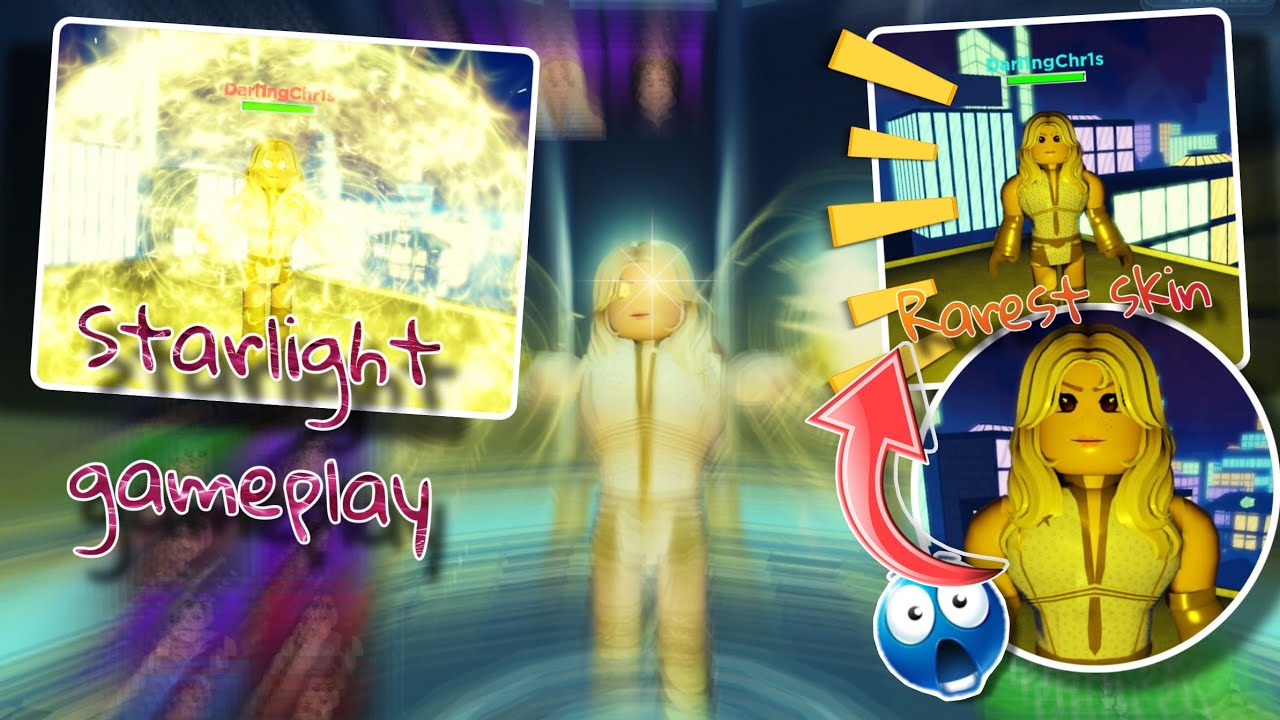 🌟 Starlight gameplay *RAREST SKIN* 🌟 Roblox: Heroes online world - YouTube