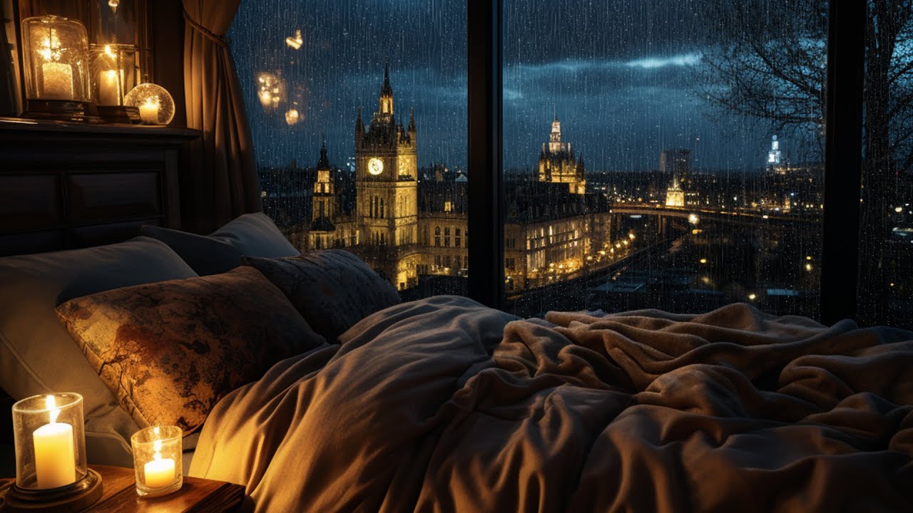 Deep Rain Sounds For Sleep | 99% Instantly Fall Asleep With Rain On ...