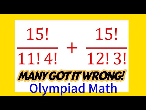 A Nice Math Olympiad Problem |SIMPLIFY THIS FACTORIAL! - YouTube
