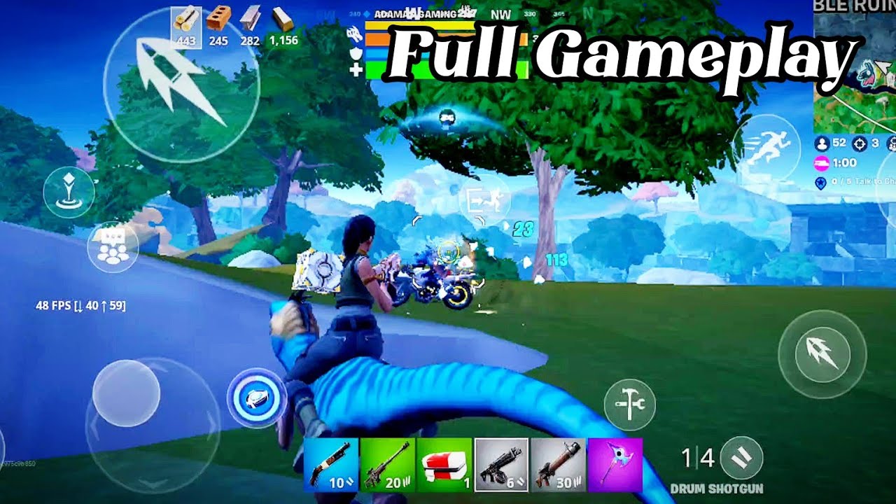 FORTNITE MOBILE FULL GAMEPLAY IN 10 MINUTES | ADAMAS | FORTNITE MOBILE ...