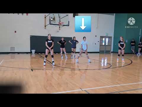 volleyball Pillar Pass drill-Addie Hauschild - YouTube