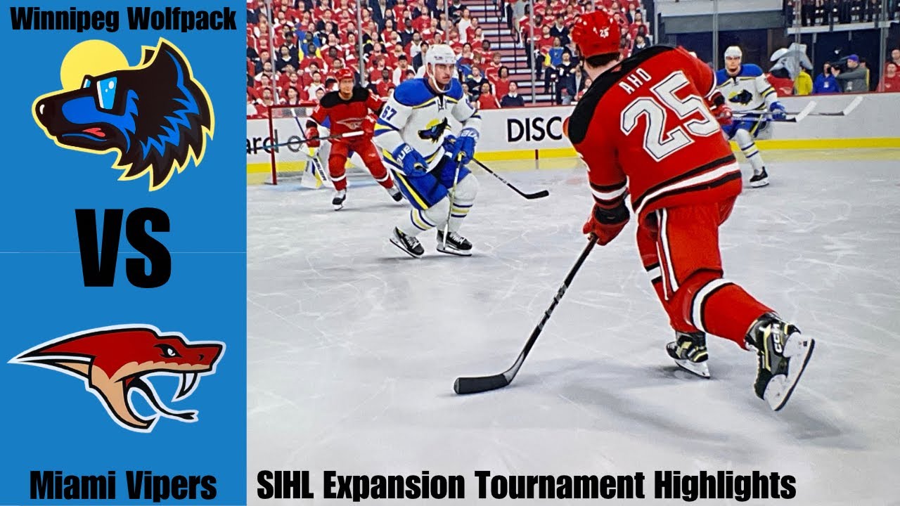 Winnipeg Wolfpack vs Miami Vipers | SIHL Expansion Tournament 3/4/2025 ...