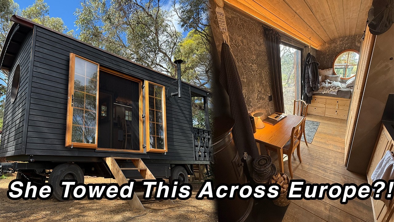 Tiny House Tractor Journey Across Europe | Swiss Craftsmanship & Off ...