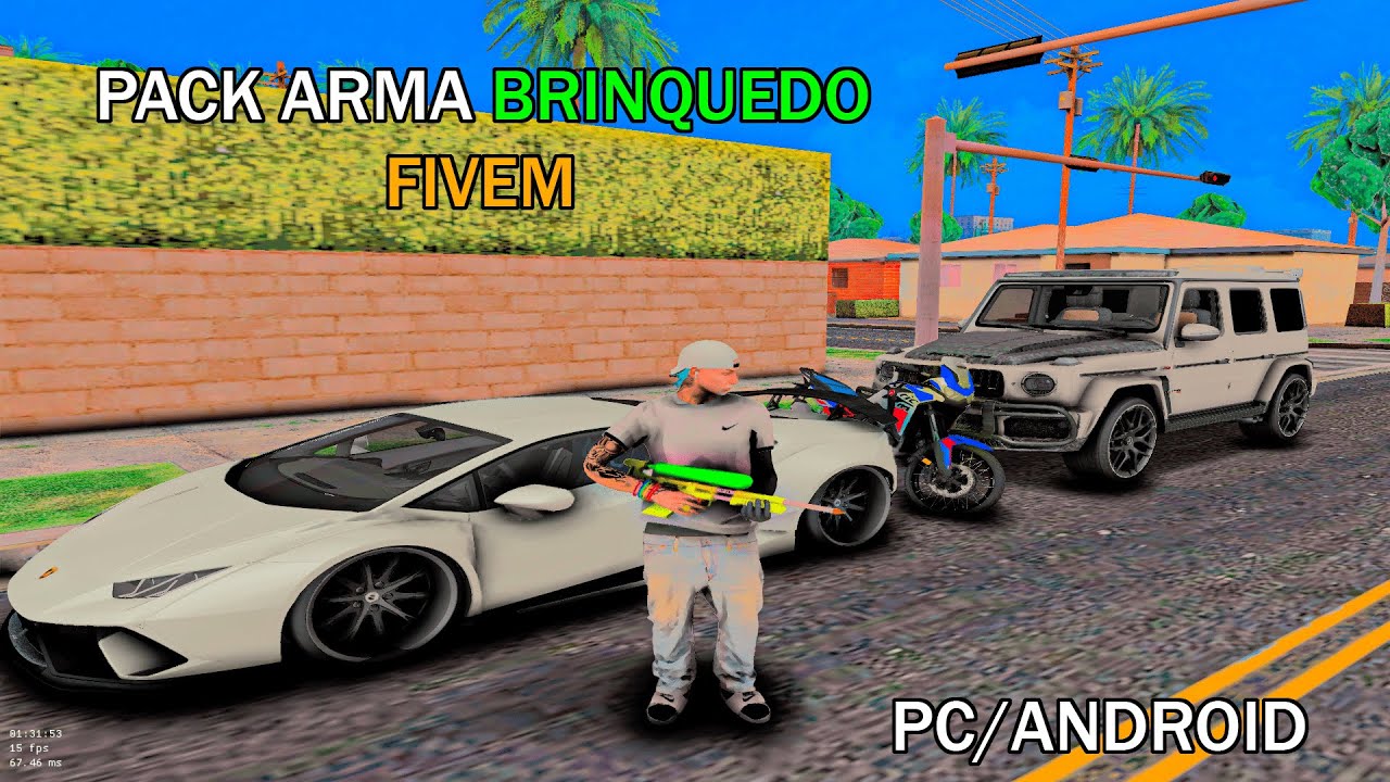 PACK ARMA BRINQUEDO 🔫 + SONS ARMA PVP FIVEM GTA SA ( SAMP / MTA ) | ANDROID / PC - YouTube