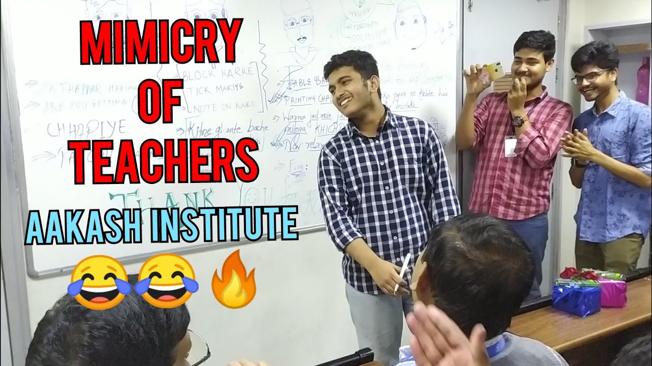 Mimicry Of Teachers At Aakash Institute Farewell Day NEET Dropper mimicry-of-teachers-at-aakash-institute-farewell-day-neet-dropper