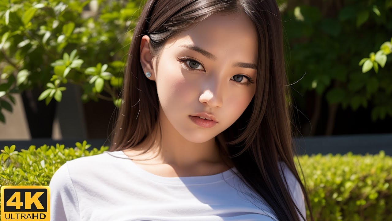 4k Ai Lookbook Mini Skirt Lookbook 글래머 여친 야외 룩북 Ai Art Model Youtube