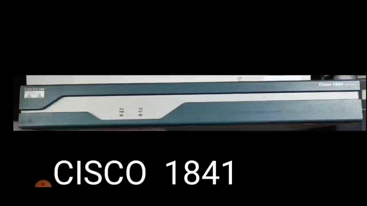 CISCO ROUTER MODEL 1841 an INTRODUCTION - YouTube
