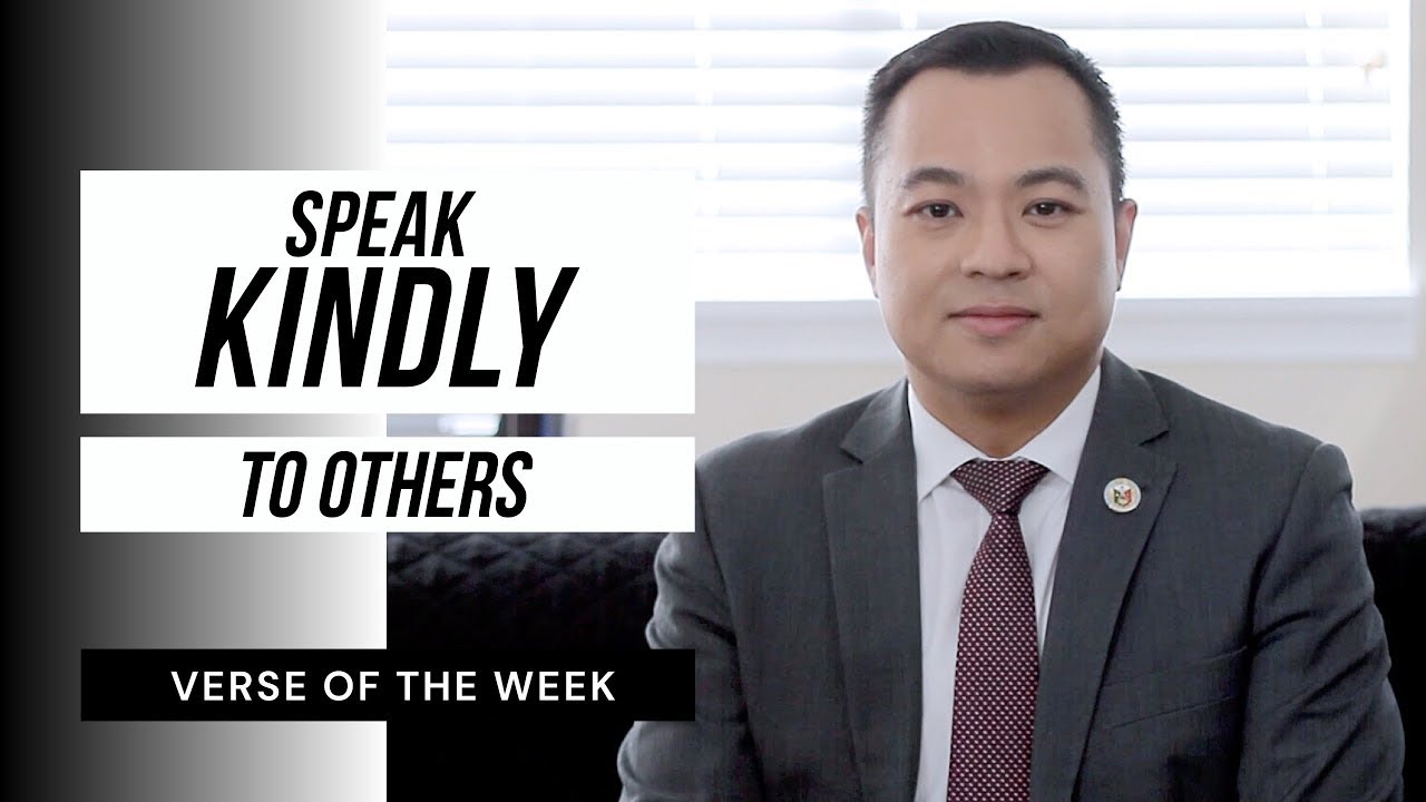 Speak Kindly To Others | Verse Of The Week - YouTube