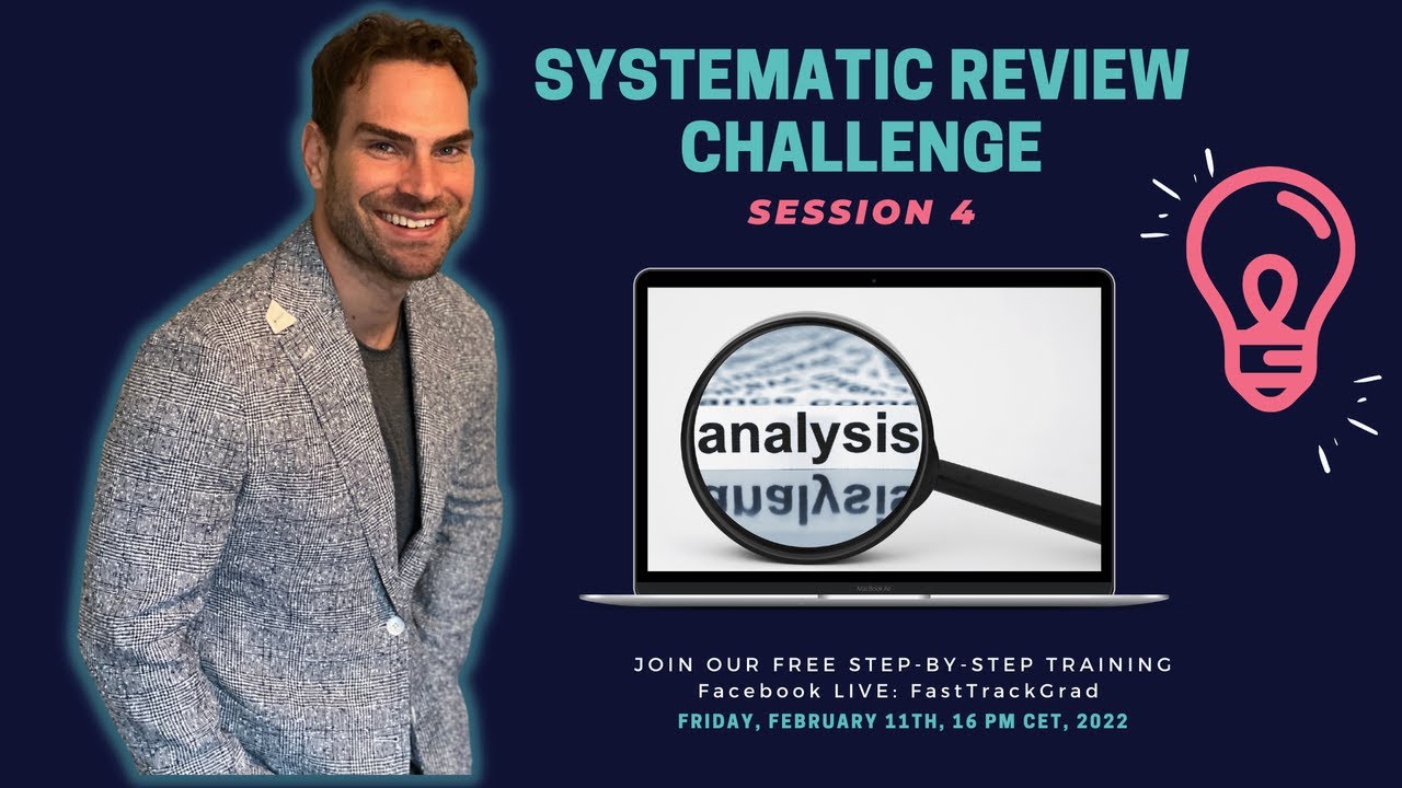Systematic Review Challenge - Session 4 Analysing your data - YouTube