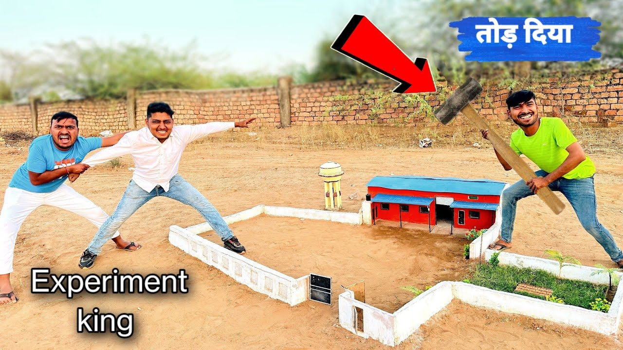 Destroying our new mini studio. (meet with Experiment king) - YouTube