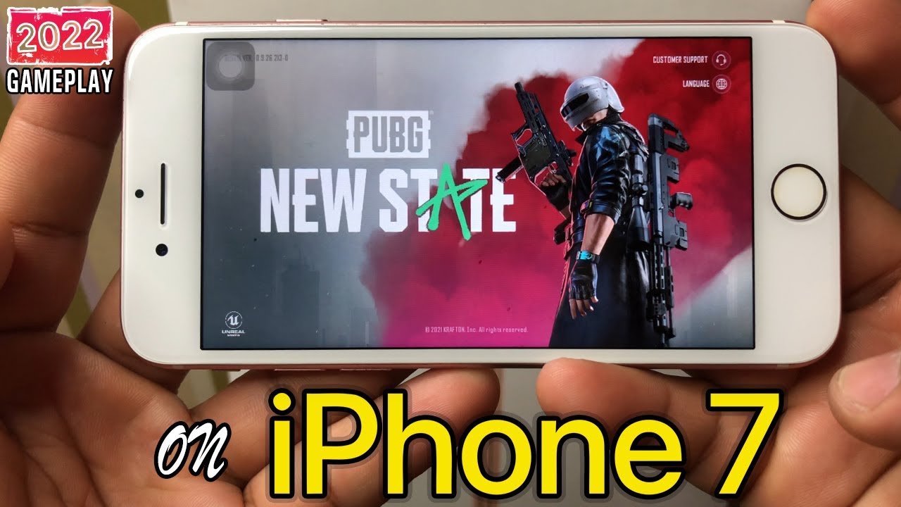 NEW STATE MOBILE GAMEPLAY on iPhone 7 in 2022? | (HIGHEST SETTING ...