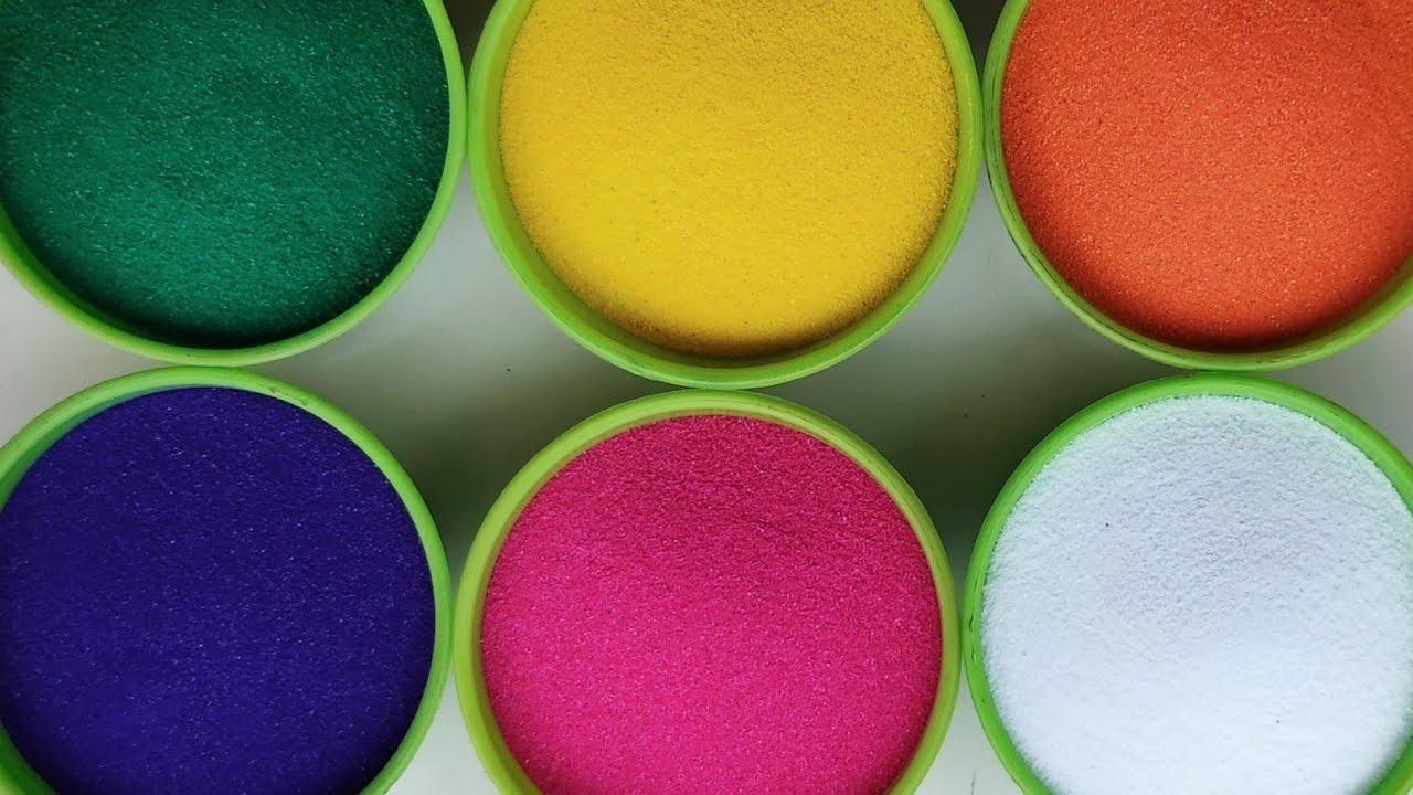 3 Best & Simple Rangoli Designs, Colour Rangolis. Colorful Relaxing ...