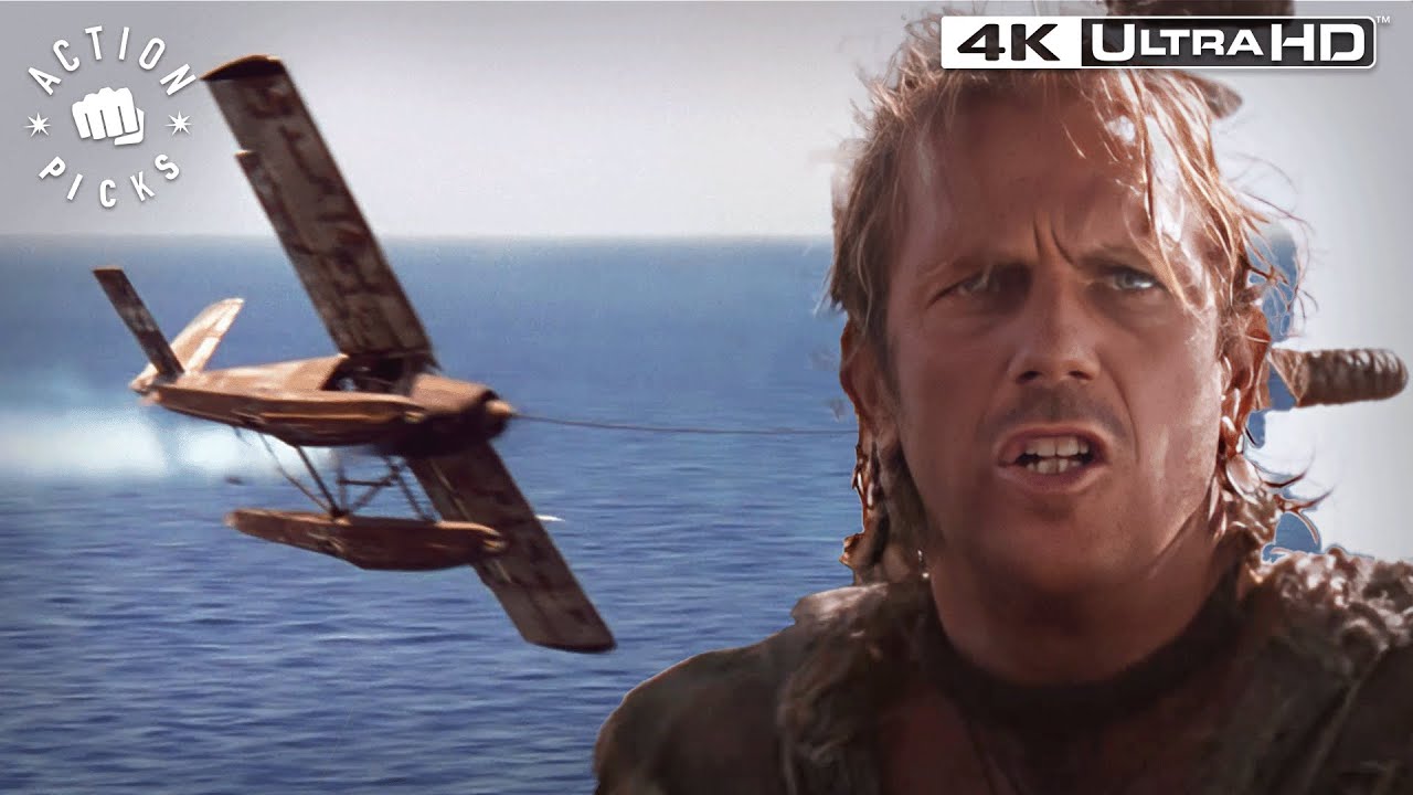 The Mariner Battles Fights Planes (Kevin Costner) | Waterworld 4k HDR ...