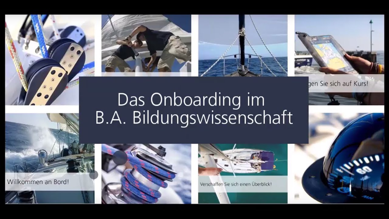 Teaser zum Onboarding im B.A. Bildungswissenschaft - YouTube