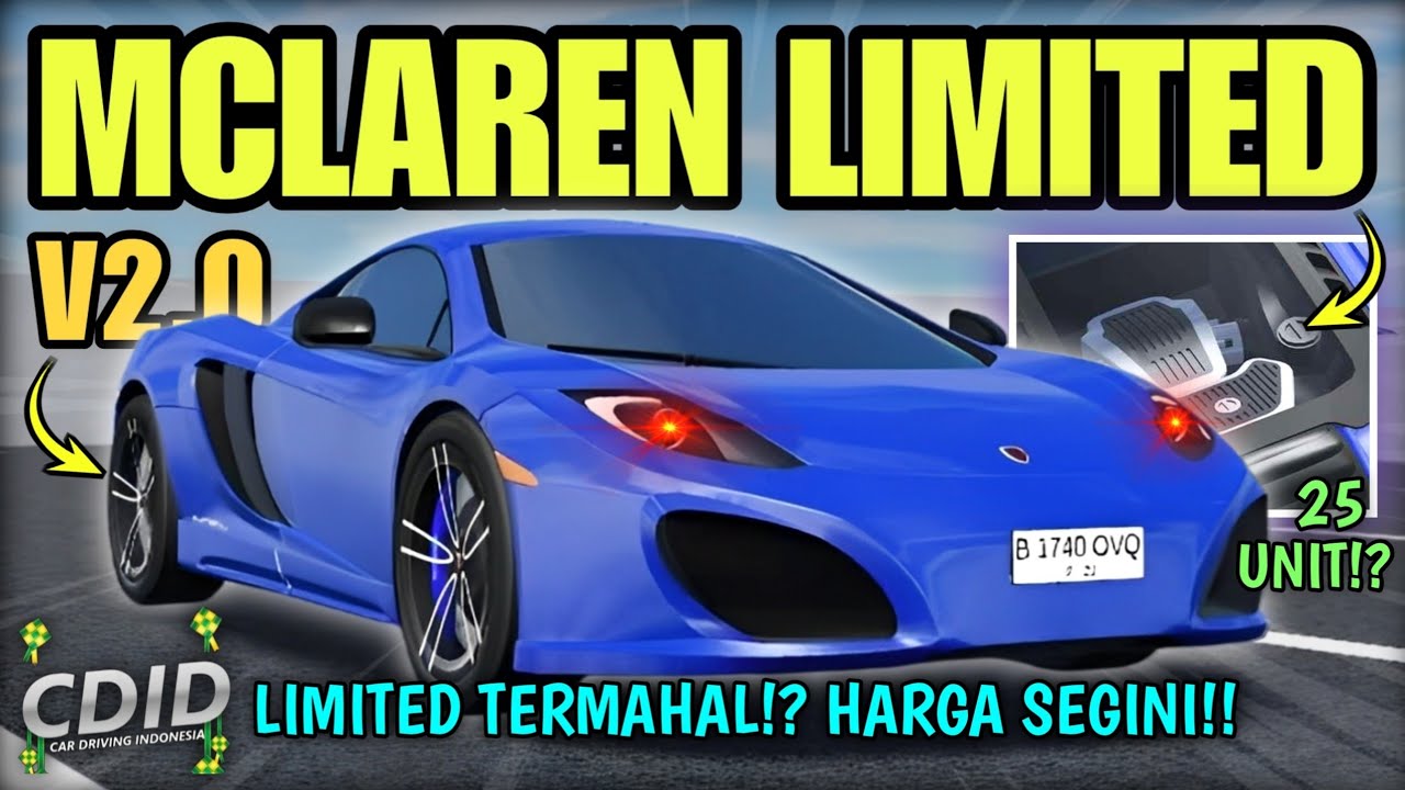 SHAD BELI MOBIL BARU IRL!? REVIEW SUPERCAR LIMITED CDID UPDATE V2.0 ...