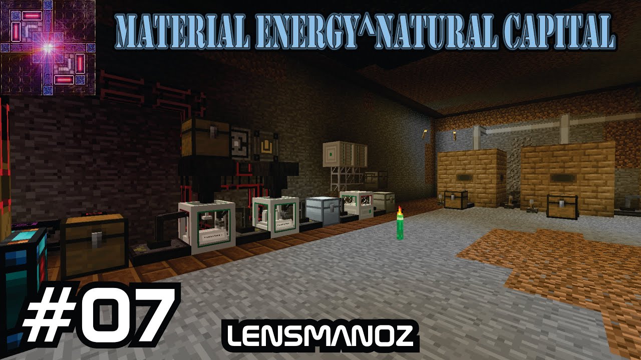 Minecraft - Material Energy^Natural Capital - Ep 7 - Calculator circuit ...
