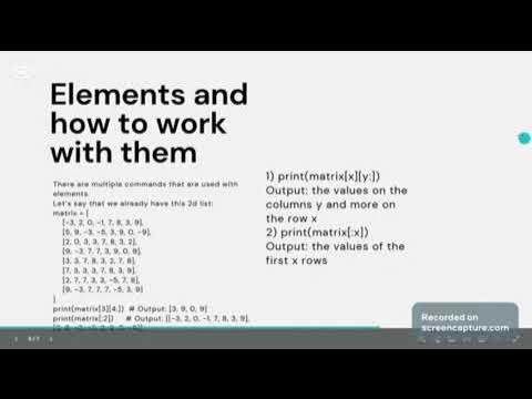 Python, 2D Lists - YouTube