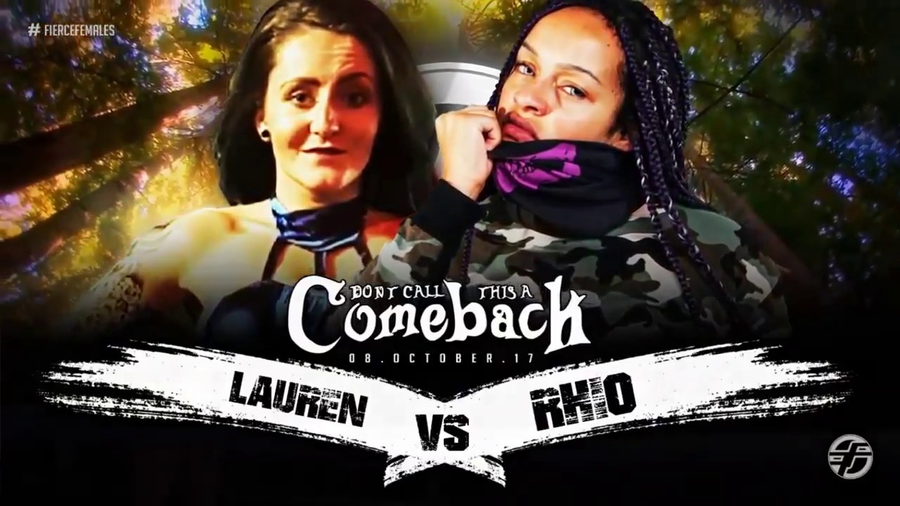 Fierce females - Rhio Vs Lauren - YouTube