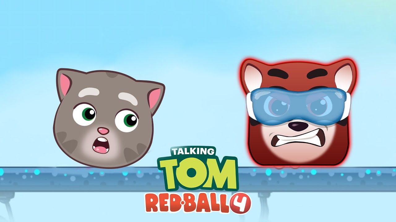 Talking Tom x Red Ball 4 | Talking Tom In Red Ball 4 Vs Raccoon Alien ...