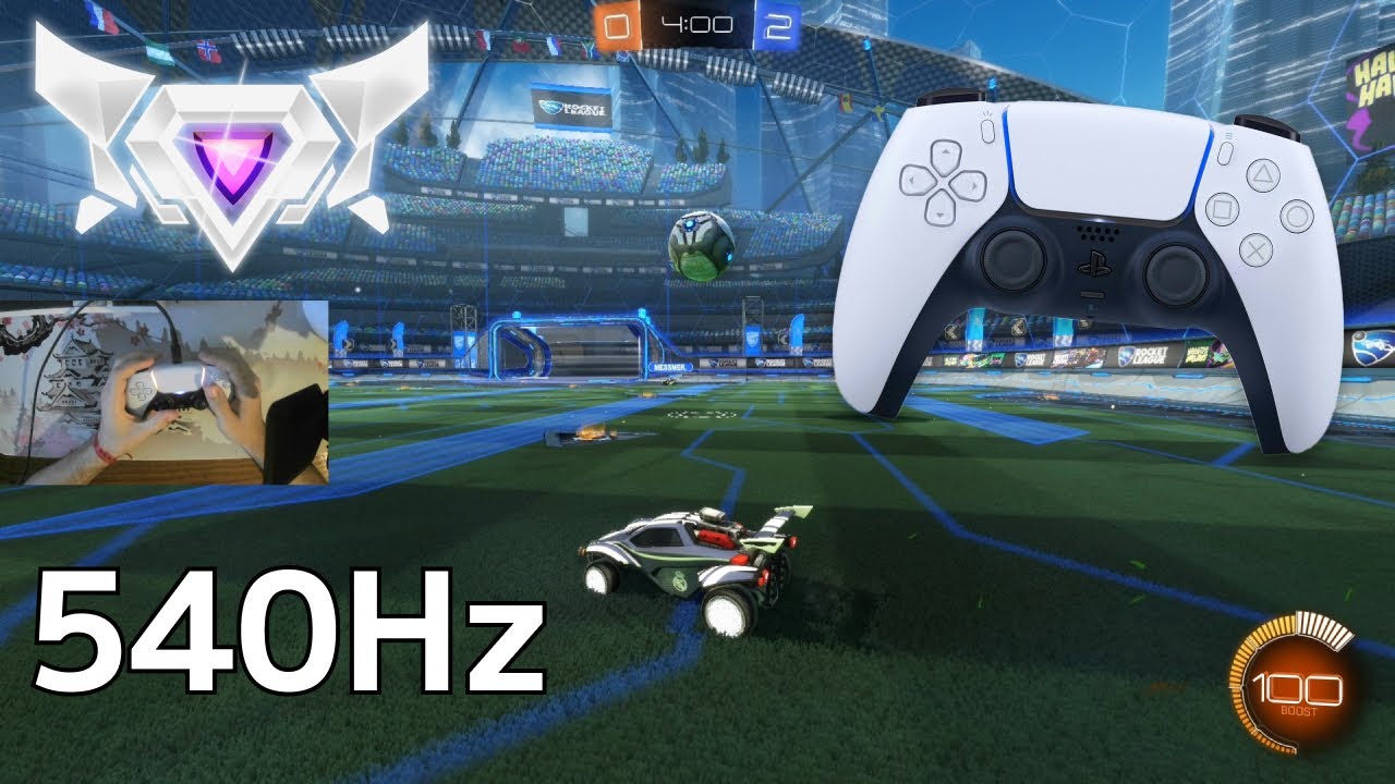PS5 Controller ASMR 😴 Rocket League Ranked 🏆 Satisfying 360 FPS 4K ...