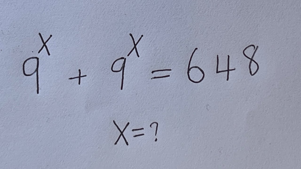 Math Olympiad | Algebra Problem - YouTube