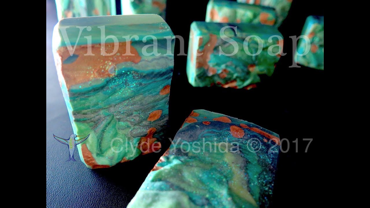 Making and Unmolding Space Alien Cold Process Soap - YouTube