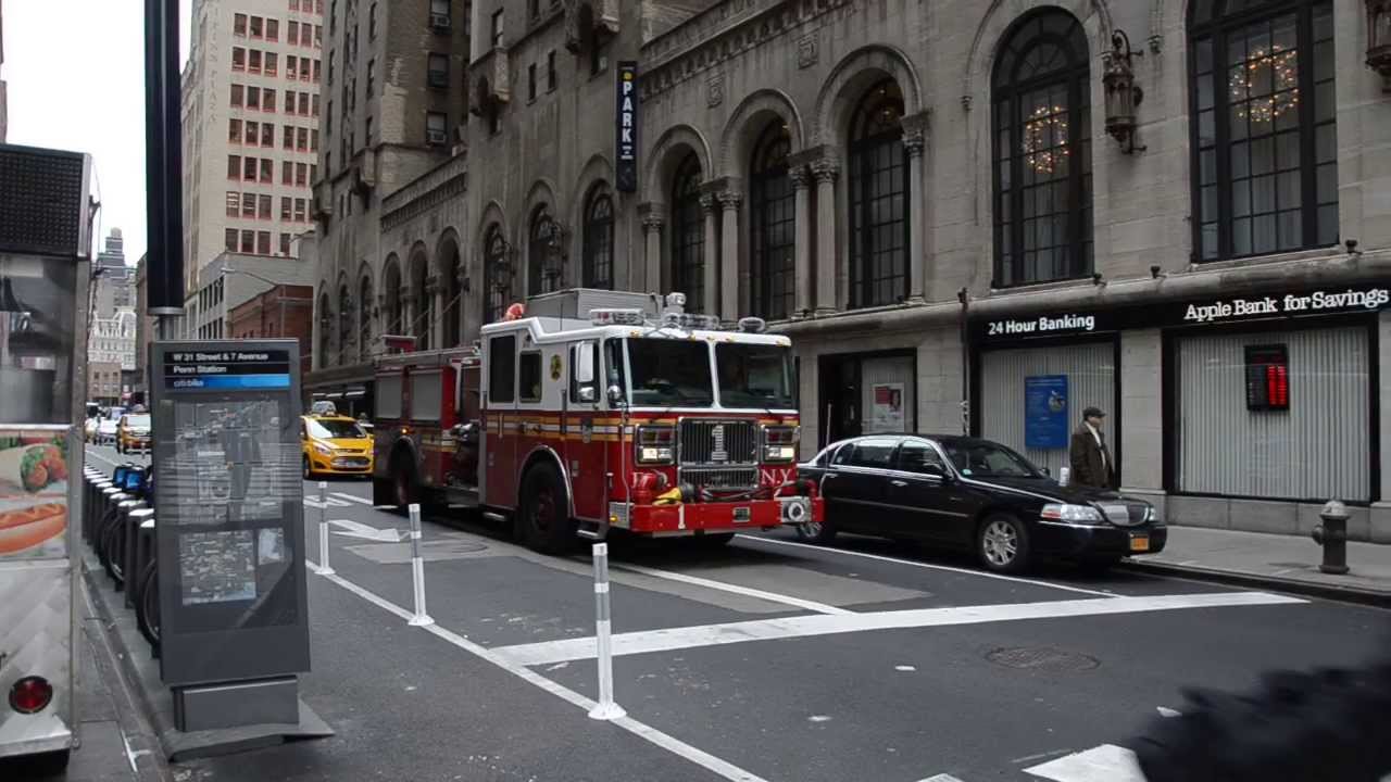 FDNY new Engine 1 on 31st St - YouTube