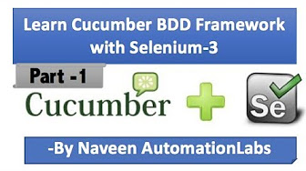 Cucumber - JVM (BDD Framework) With Selenium Full Series - YouTube