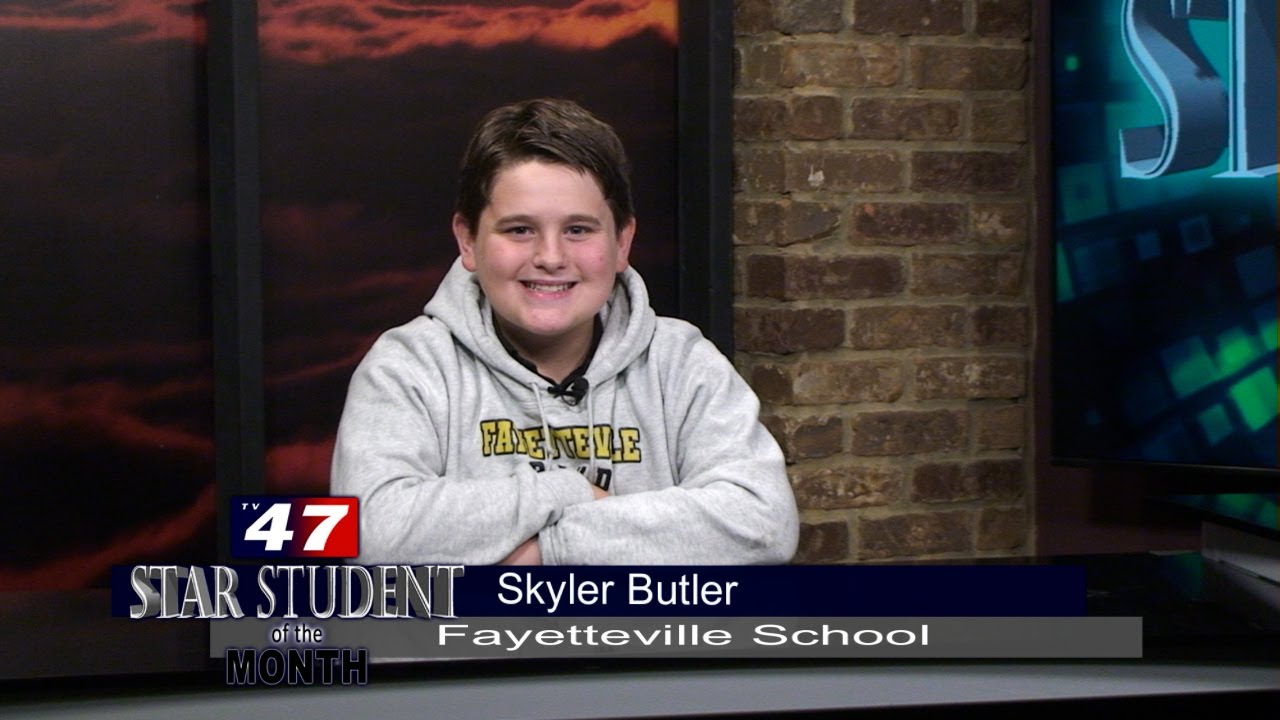Star Student , Skyler Butler - 10/16/2023 - YouTube